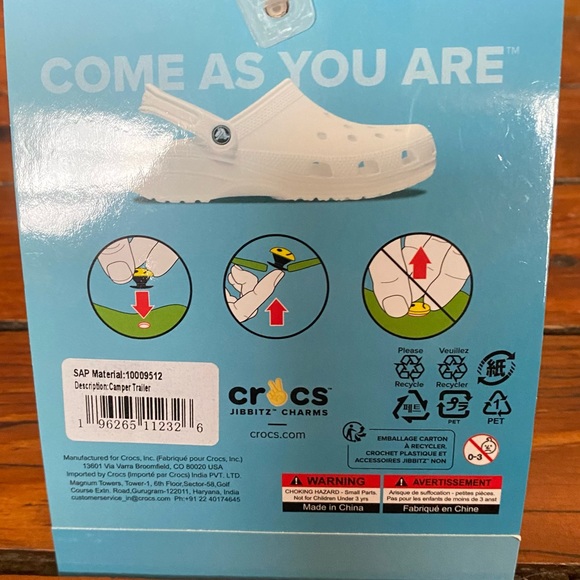 CROCS | Shoes | Crocs Jibbitz Camper Trail 5 Pack Nwt | Poshmark